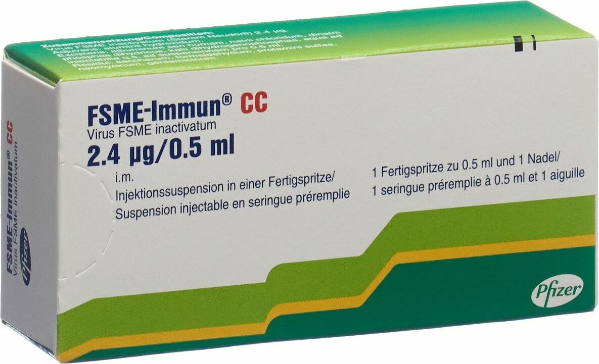 Fsme Immun Cc Injektionssuspension ohne Nadel Fertigspritze 0.5ml in ...