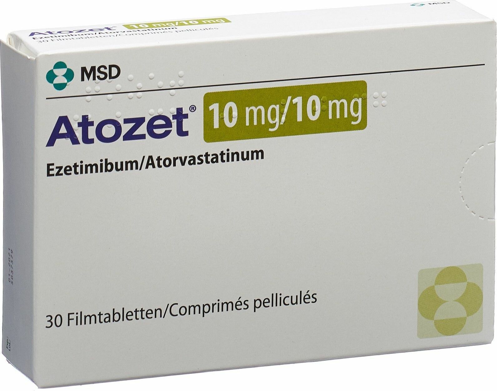 Atozet Filmtabletten 10/10mg 30 Stück in der Adler Apotheke