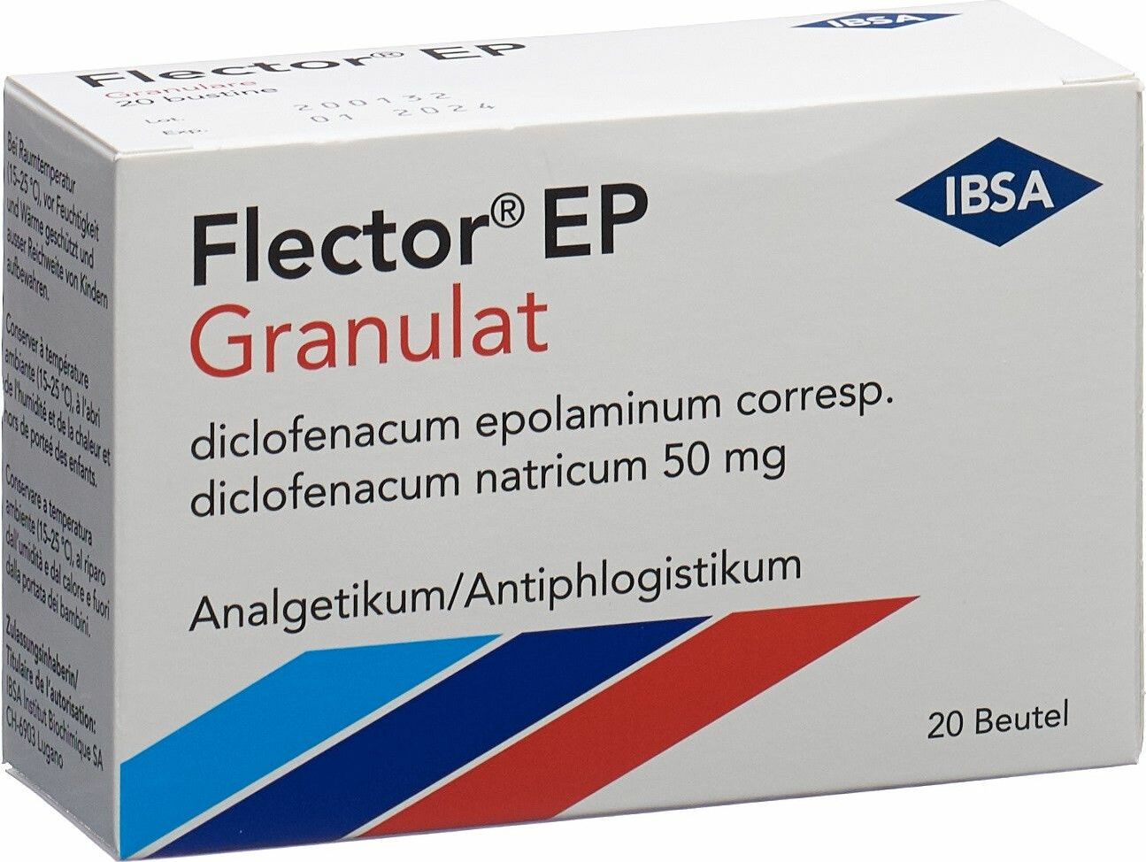 Flector EP Granulat 50mg 20 Beutel in der Adler Apotheke