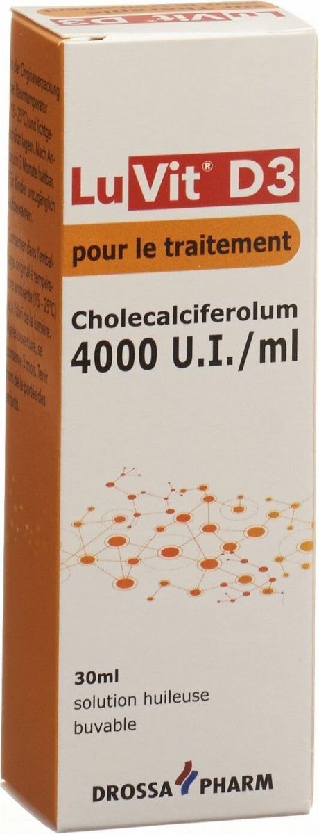 Luvit D3 Oelige Lösung 4000 Ie/ml Zur Therapie 30ml in der Adler Apotheke