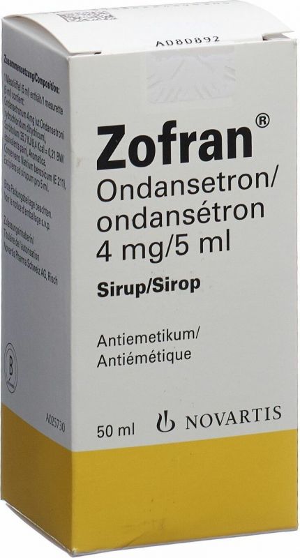 Zofran Sirup 4mg/5ml 50ml in der Adler Apotheke