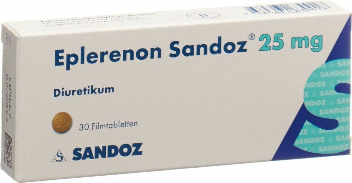 Eplerenon Sandoz Filmtabletten 25mg 30 Stück in der Adler Apotheke