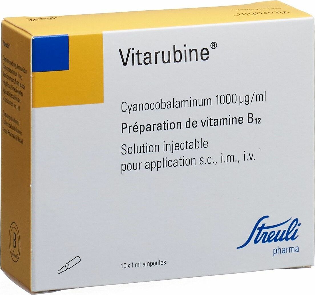 Vitarubin Injektionslösung 1000mcg/ml 10 Ampullen 1ml in der Adler Apotheke