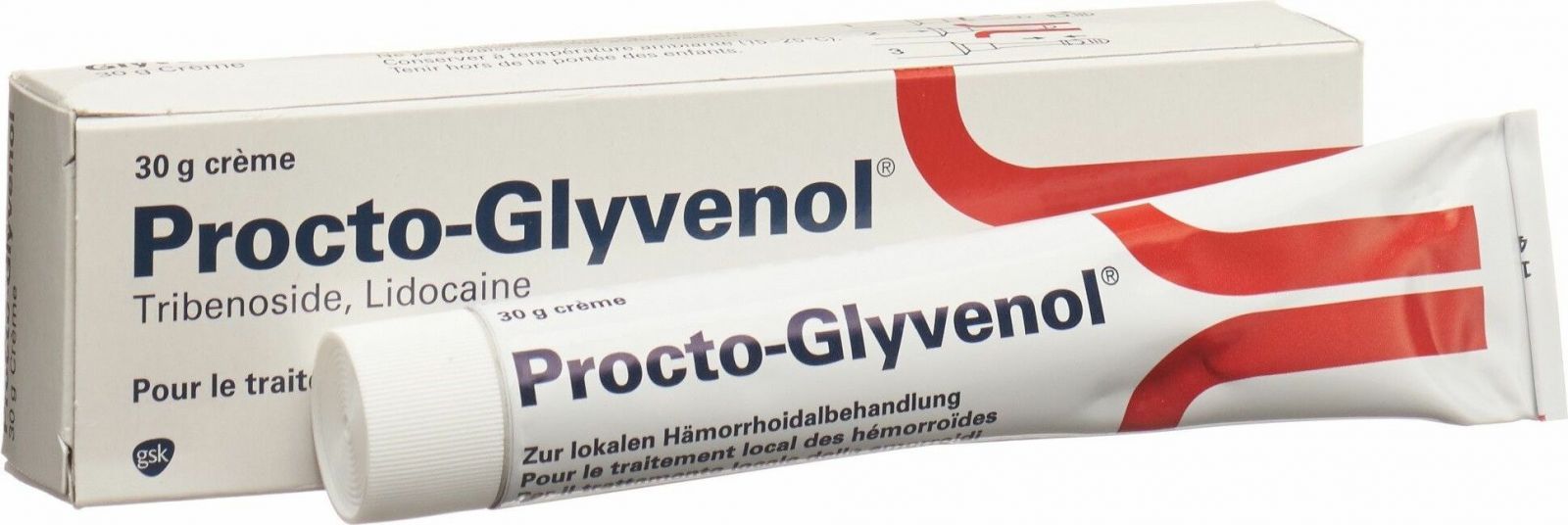 Procto Glyvenol Creme 30g in der Adler Apotheke