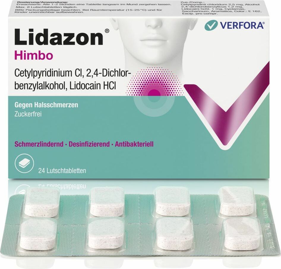 Lidazon Himbeer 24 Lutschtabletten in der Adler Apotheke