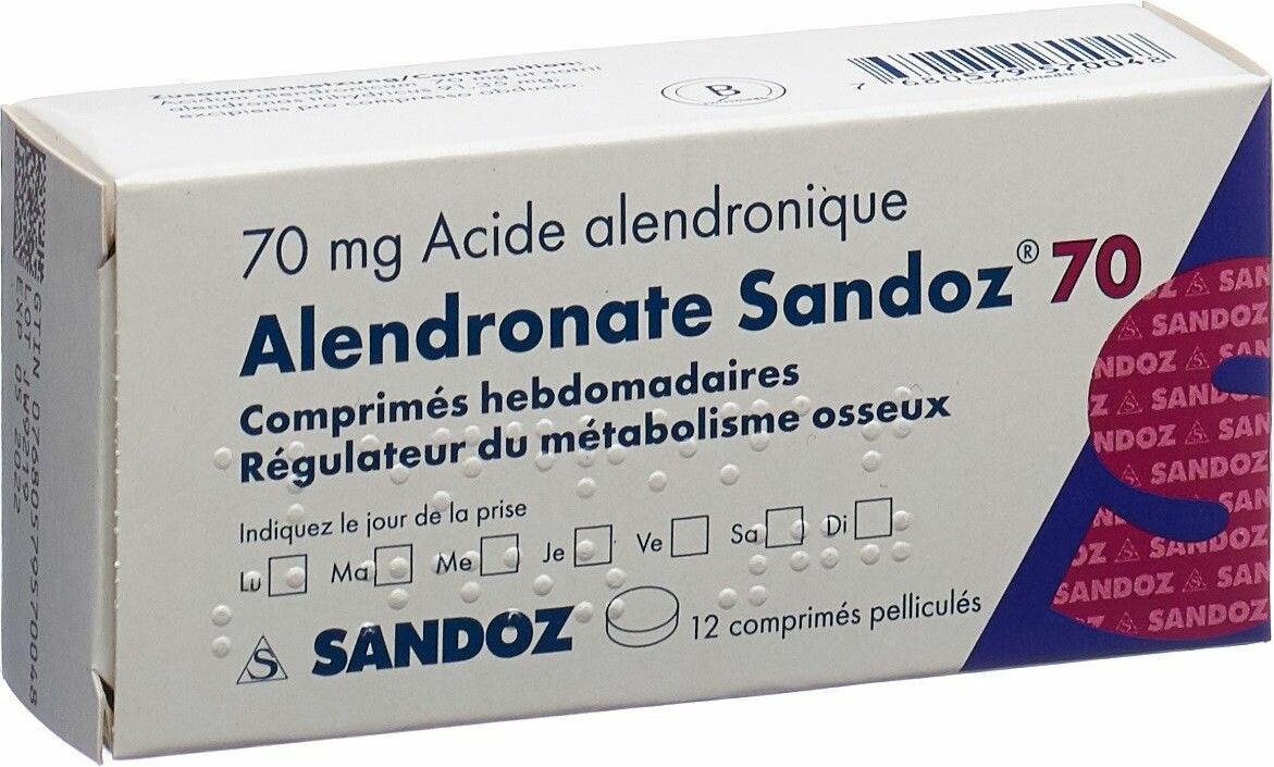 Alendronat Sandoz Filmtabletten 70mg (neu) 12 Stück in der Adler Apotheke