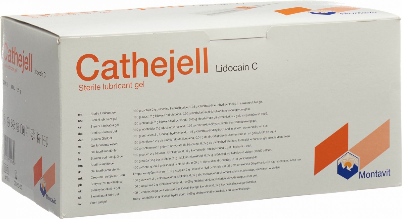 Cathejell Lidocain C Gel Steril 25x 12.5g in der Adler Apotheke