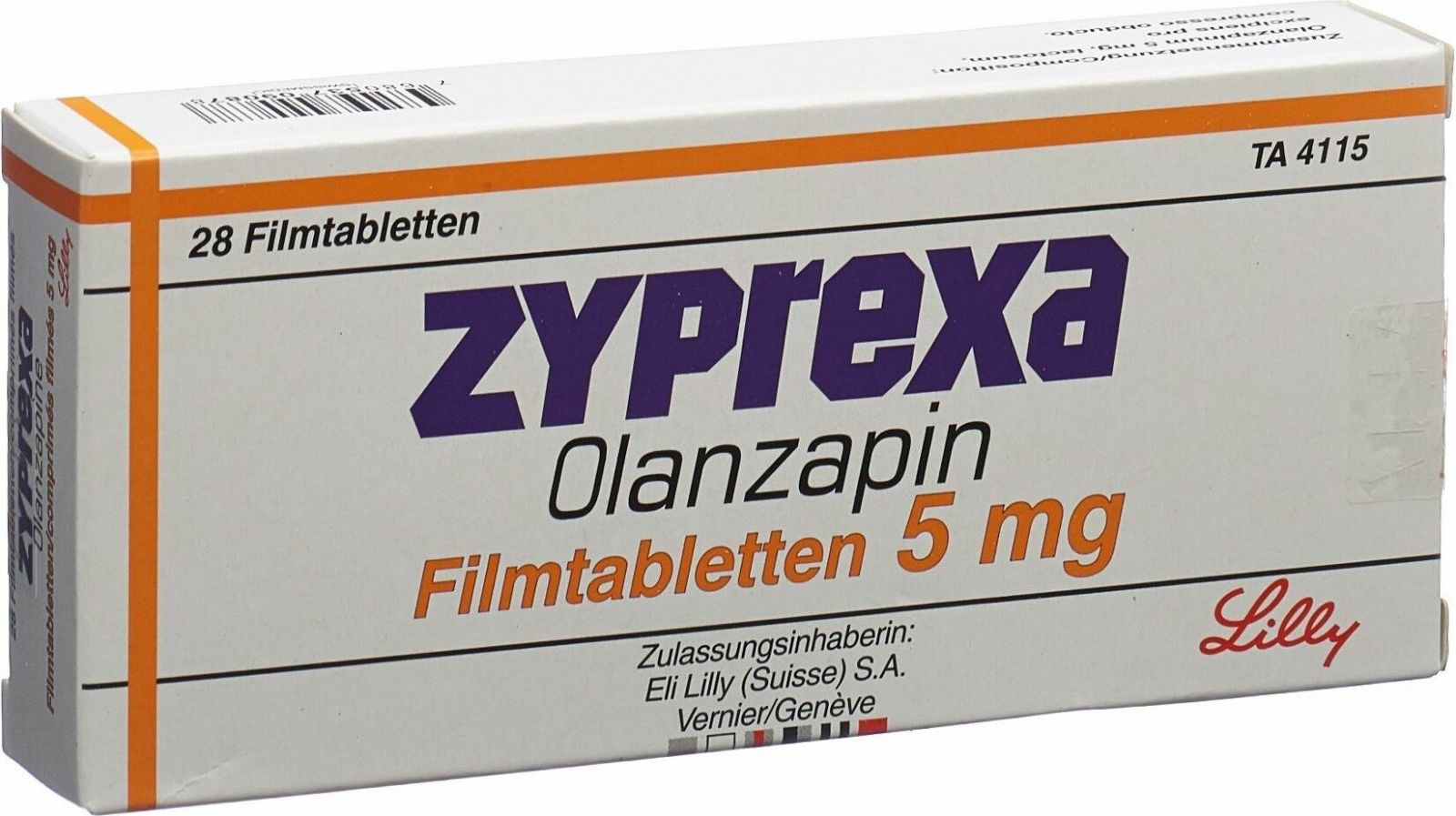 Zyprexa 5mg 28 Filmtabletten in der Adler Apotheke