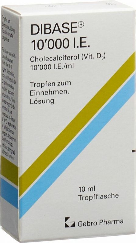 Dibase Tropfen 10000 Ie/ml Flasche 10ml in der Adler Apotheke