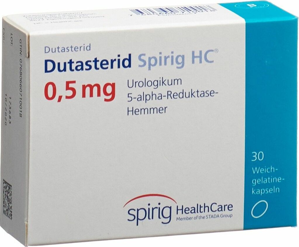 Dutasterid Spirig HC Kapseln 0.5mg 30 Stück in der Adler Apotheke