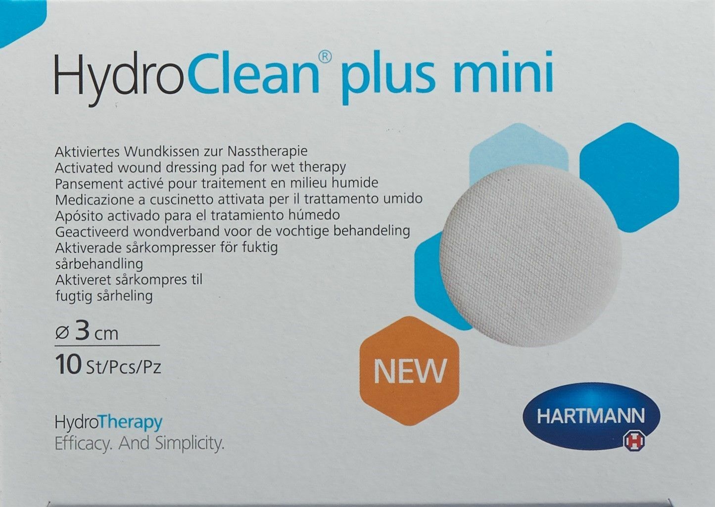 Hydroclean Plus 3cm Rund Mini 10 Stück in der Adler Apotheke