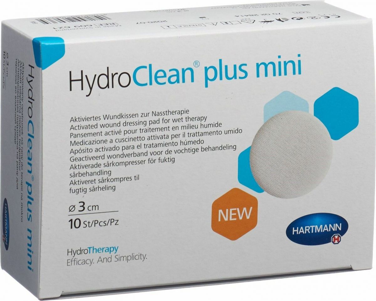 Hydroclean Plus 3cm Rund Mini 10 Stück in der Adler Apotheke