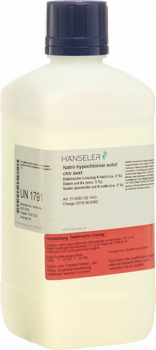 Haens Natrii Hypochlorosi Solut Chir 1kg in der Adler Apotheke