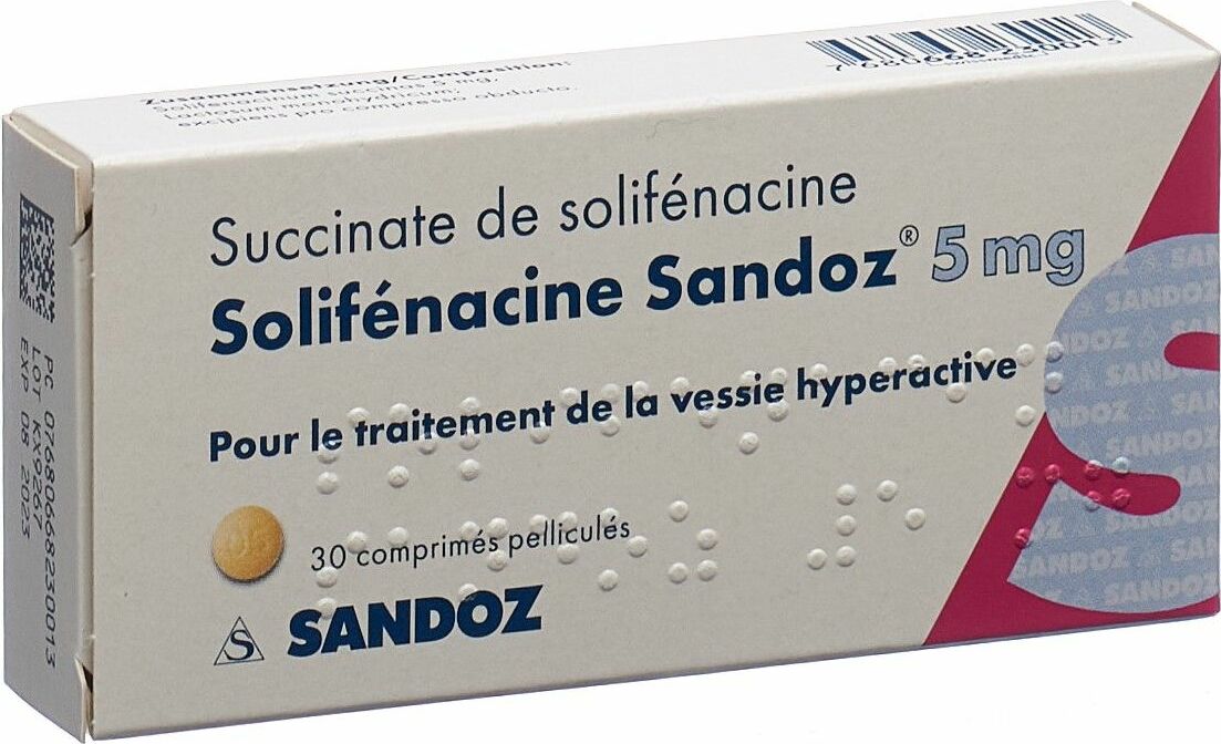 Solifenacin Sandoz Filmtabletten 5mg 30 Stück in der Adler Apotheke