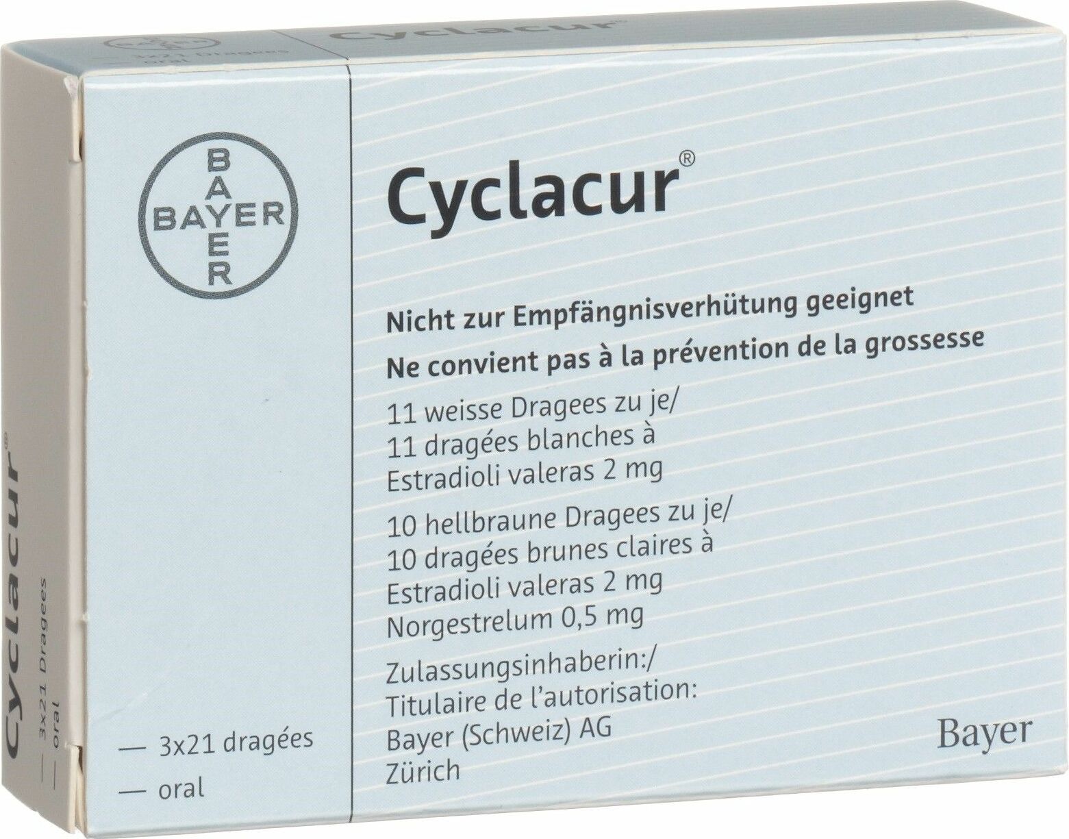 Cyclacur Dragees 3x 21 Stück in der Adler Apotheke