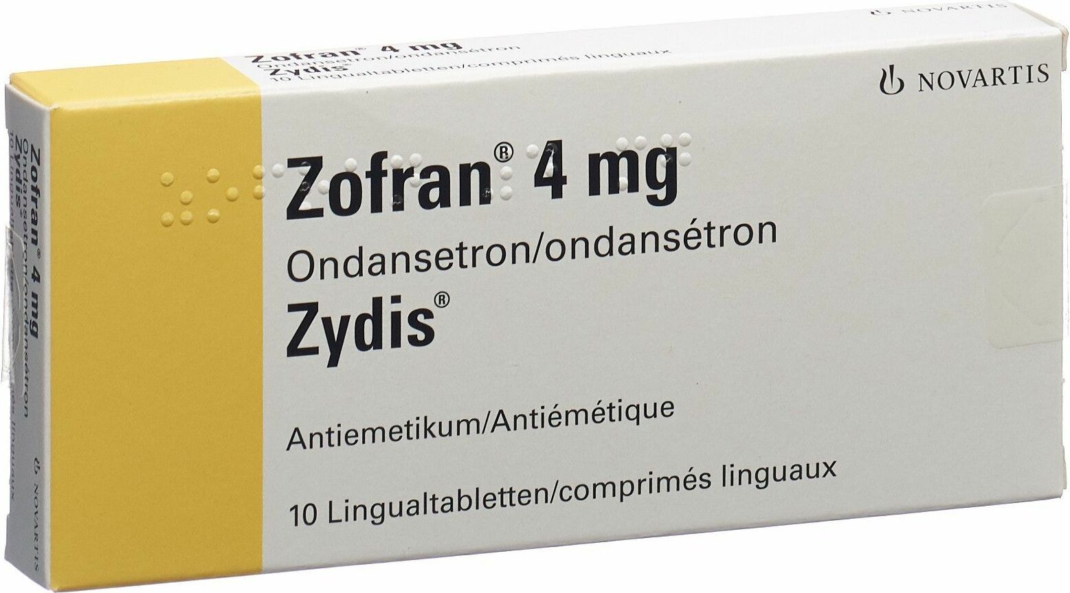 Zofran Zydis Lingual Tabletten 4mg 10 Stück in der Adler Apotheke