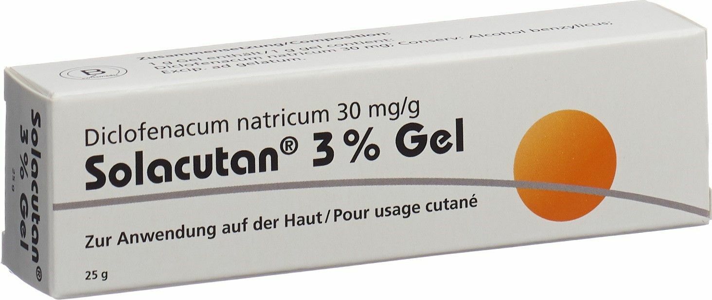 Solacutan Gel 3% Tube 25g in der Adler Apotheke