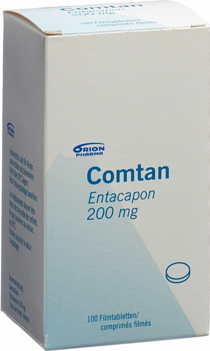 Comtan Filmtabletten 200mg Dose 100 Stück in der Adler Apotheke