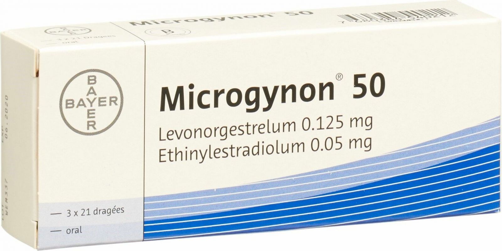 Microgynon 50 Dragees 3x 21 Stück in der Adler Apotheke