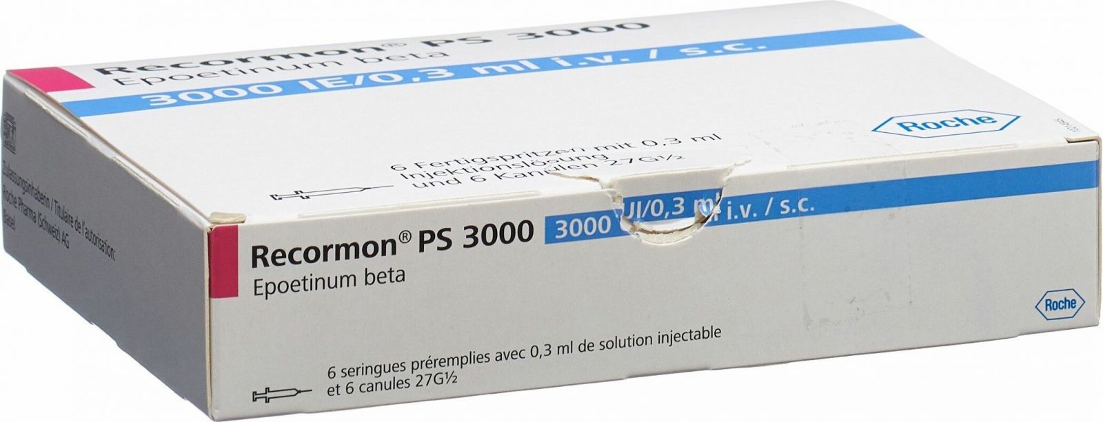 Recormon Ps 3000 Ie/0.3ml Nadelsch Fertigspritze 6 Stück in der Adler ...