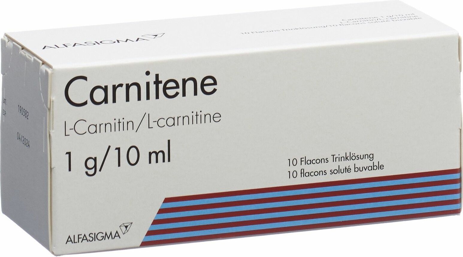Carnitene Lösung 1g/10ml 10 Flasche 10ml in der Adler Apotheke