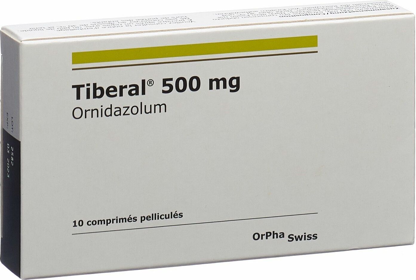 Tiberal Filmtabletten 500mg 10 Stück in der Adler Apotheke