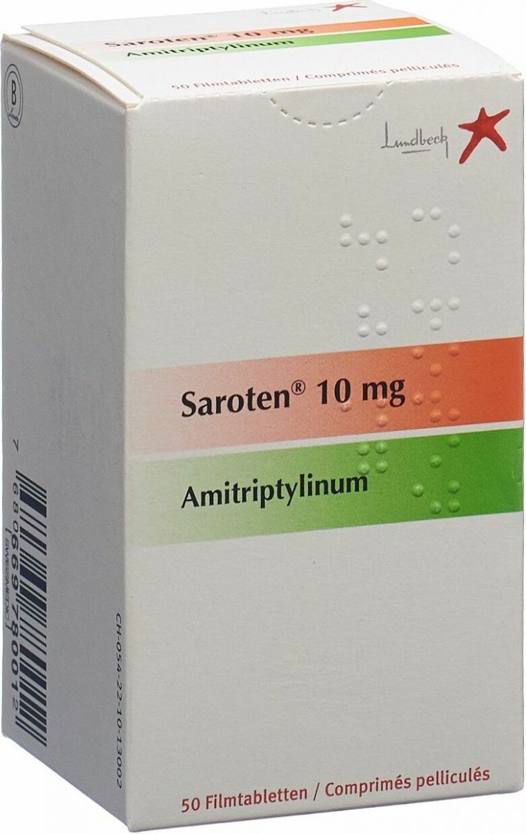 Saroten Filmtabletten 10mg Dose 50 Stück in der Adler Apotheke