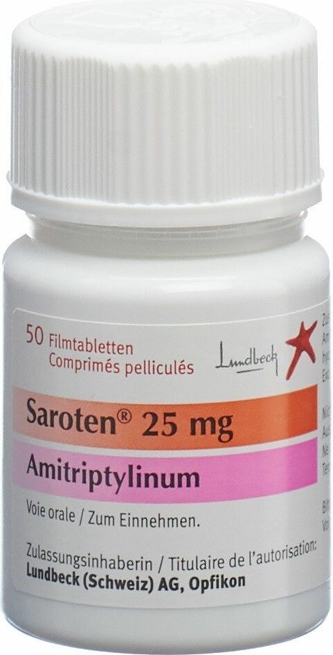 Saroten Filmtabletten 25mg Dose 50 Stück in der Adler Apotheke