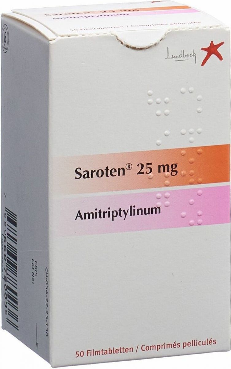 Saroten Filmtabletten 25mg Dose 50 Stück in der Adler Apotheke