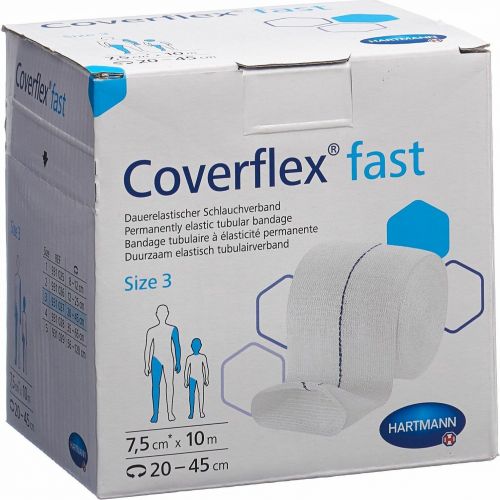 Coverflex Fast Grösse 3 10mx7.5cm Blau in der Adler Apotheke