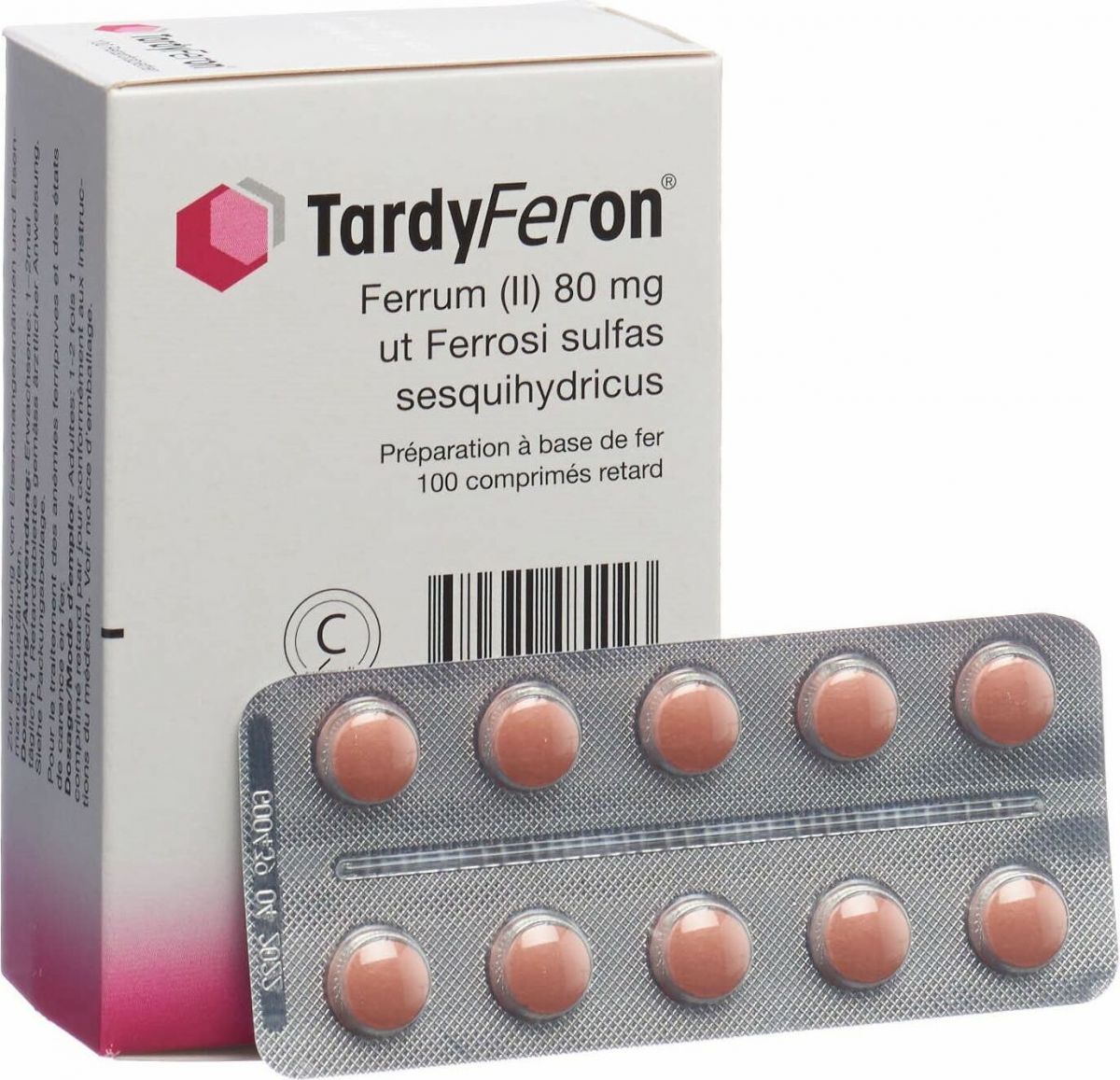 Tardyferon Retard Tabletten 80mg 100 Stück in der Adler Apotheke