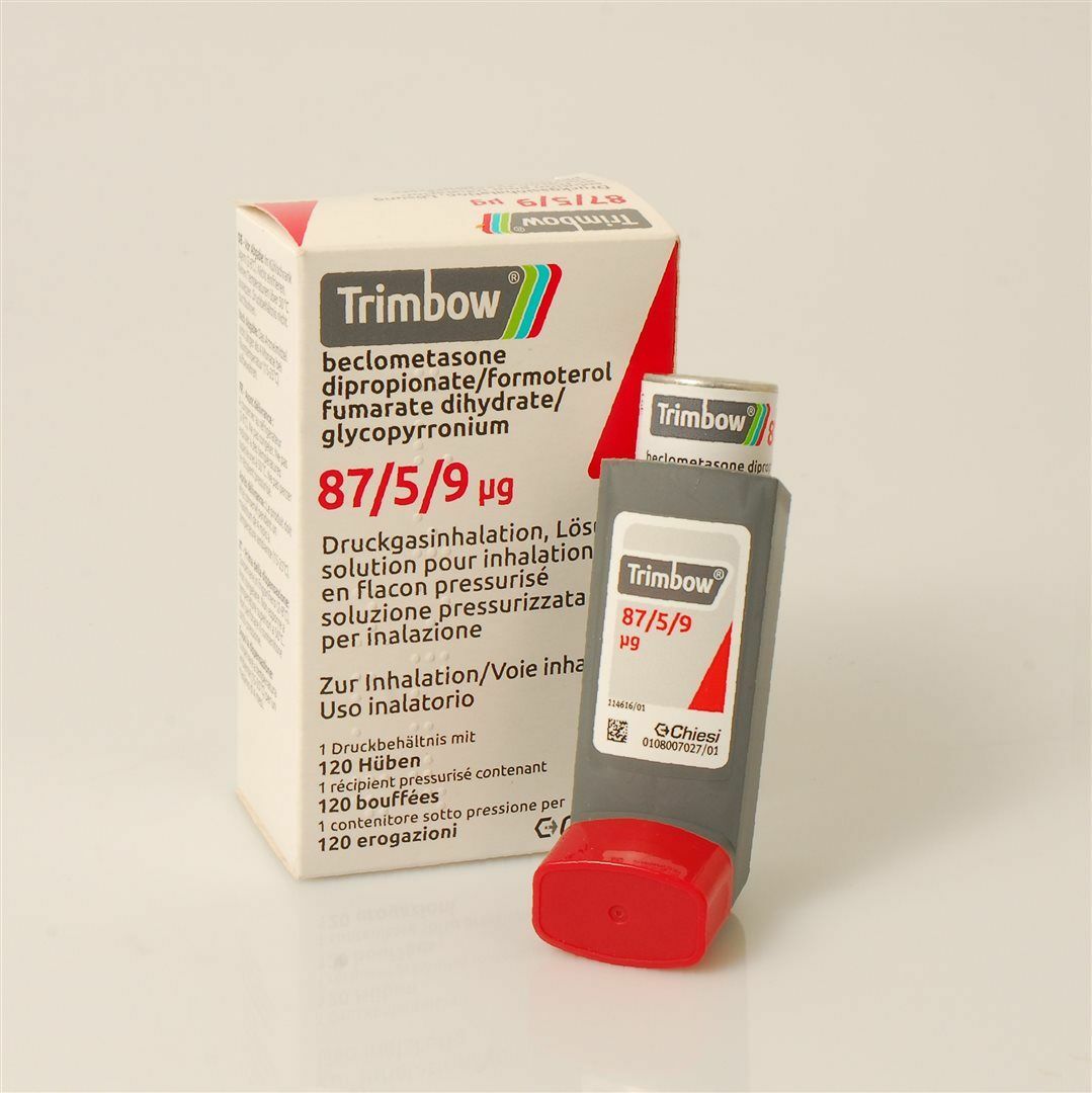 Trimbow Inhalationslösung Flasche 120 Dos in der Adler Apotheke