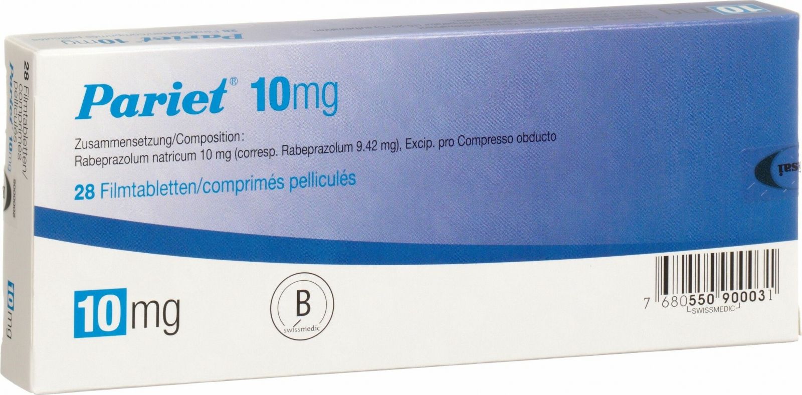 Pariet Filmtabletten 10mg 28 Stück in der Adler Apotheke