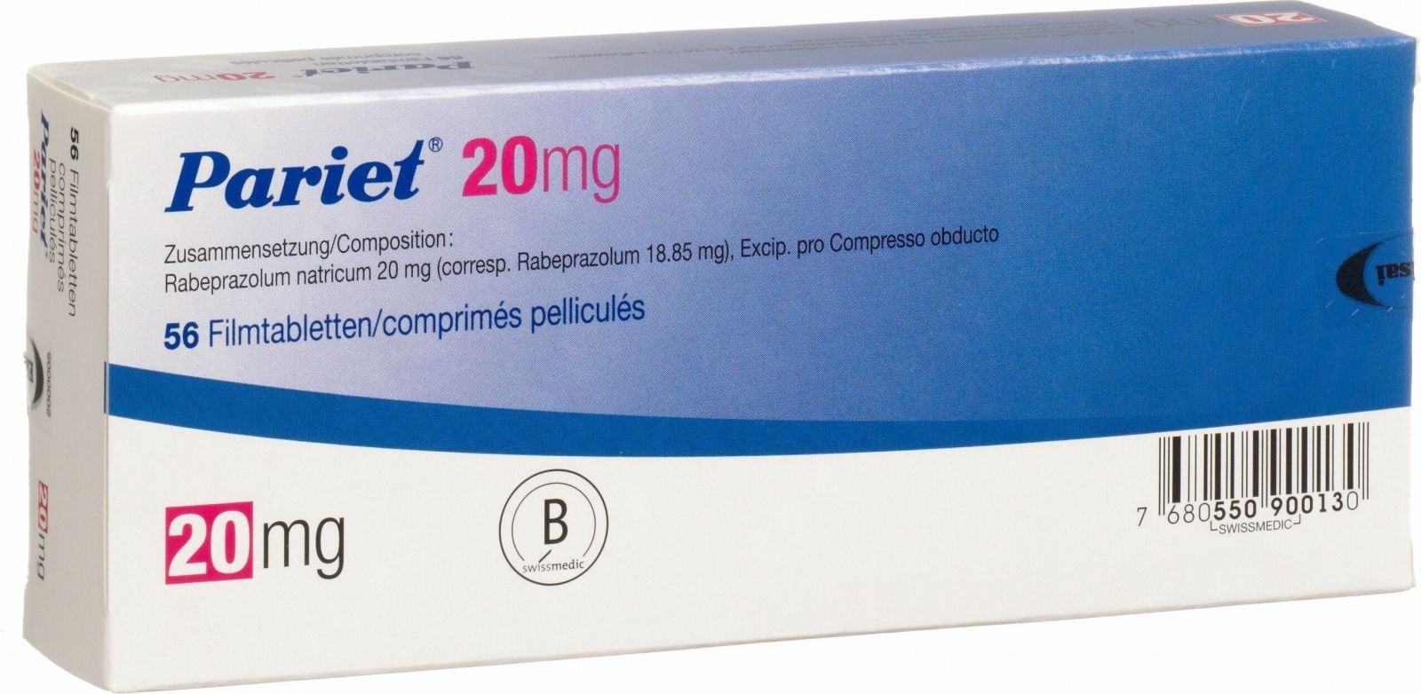 Pariet Filmtabs 20mg 56 Stück in der Adler Apotheke