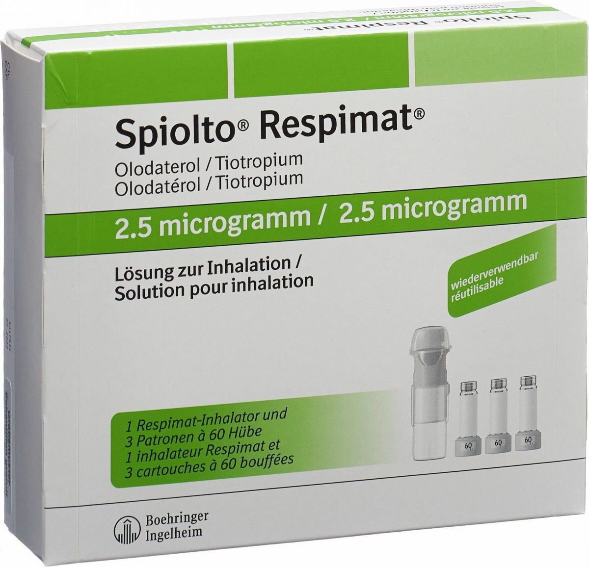 Spiolto Respimat 2.5 Mcg/hub Wiederverw 3x 60 Dos in der Adler Apotheke