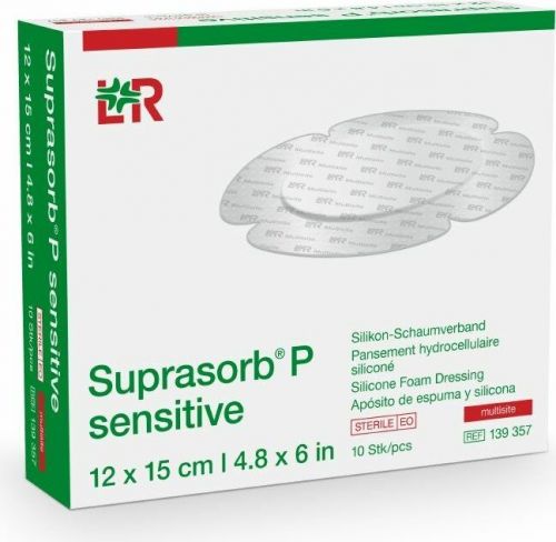 Suprasorb P Sensitive Border Multis 12x15cm 10 Stück in der Adler Apotheke