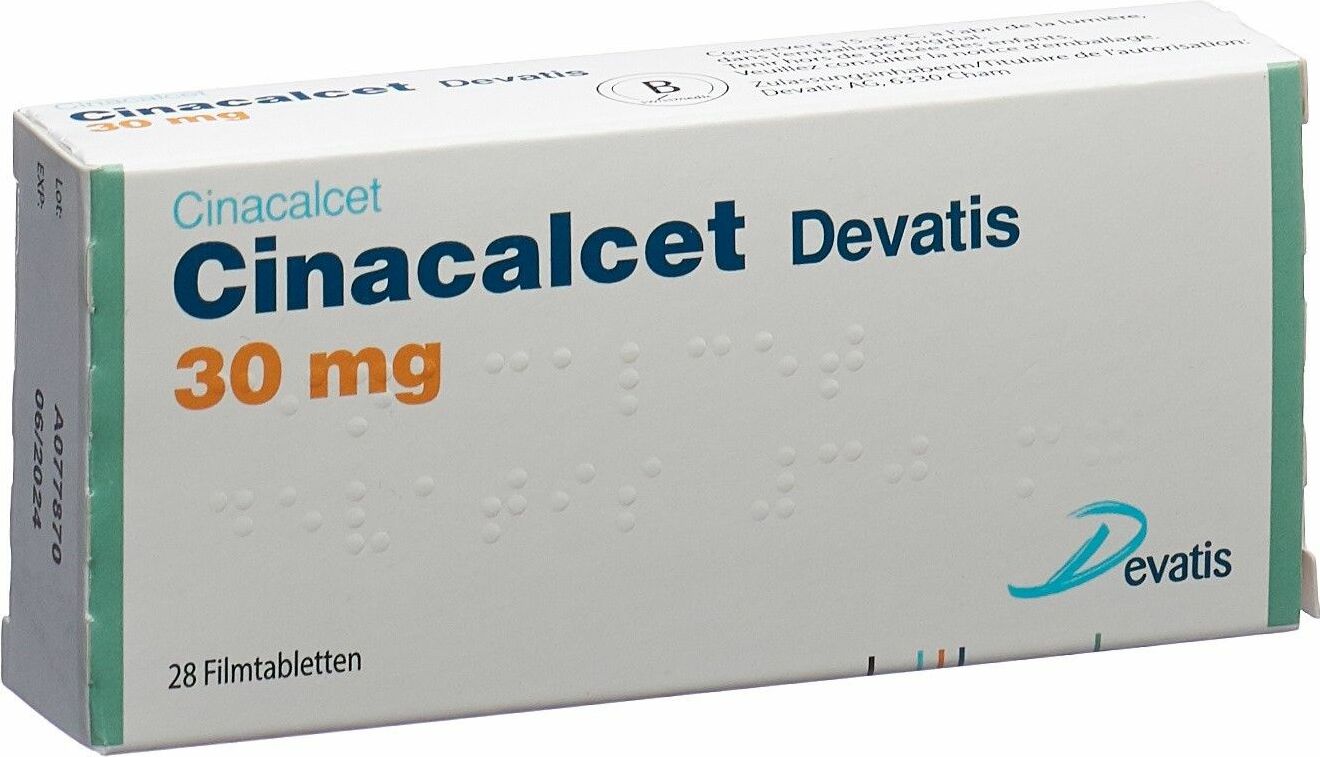 Cinacalcet Devatis Filmtabletten 30mg 28 Stück in der Adler Apotheke
