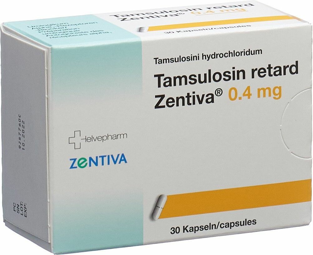 Tamsulosin Retard Zentiva Retard Kapseln 0.4mg 30 Stück in der Adler ...