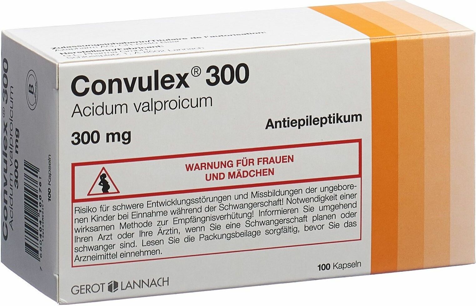 Convulex Kapseln 300mg 100 Stück in der Adler Apotheke