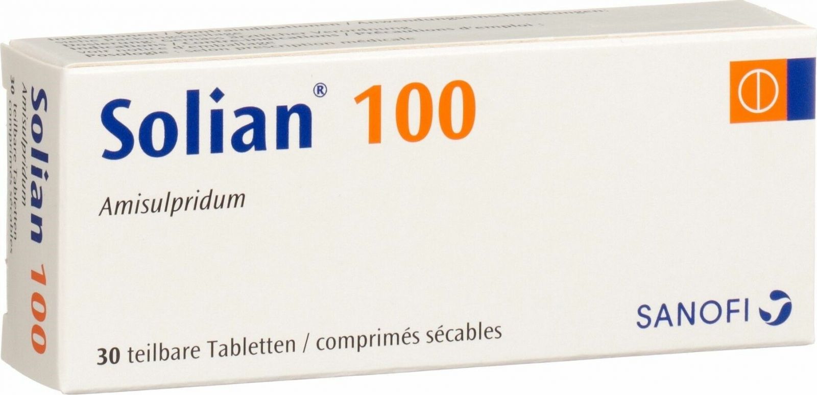 Solian 100 Tabletten 100mg Teilbar 30 Stück in der Adler Apotheke