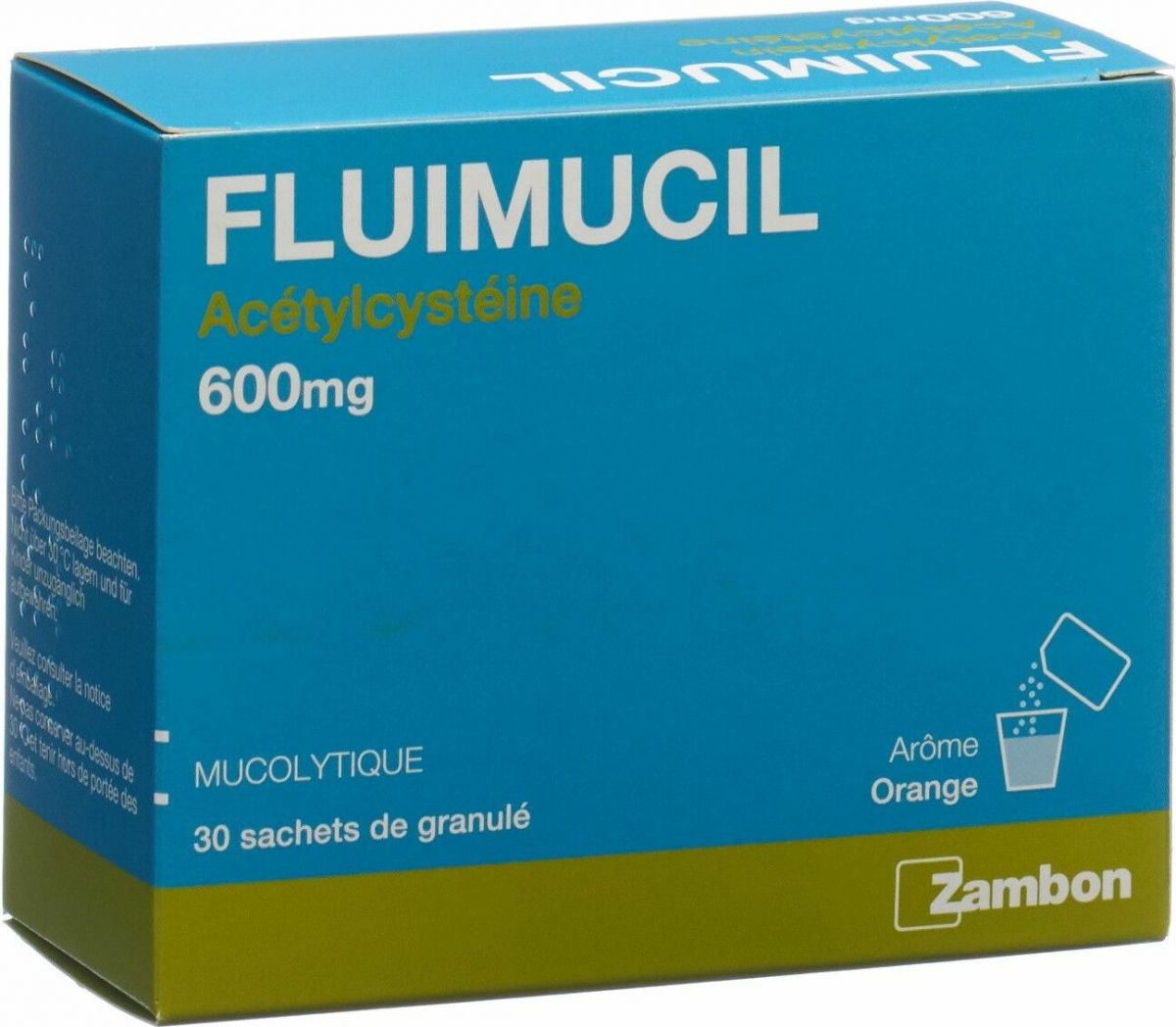 Fluimucil Granulat 600mg (neu) Beutel 30 Stück in der Adler Apotheke