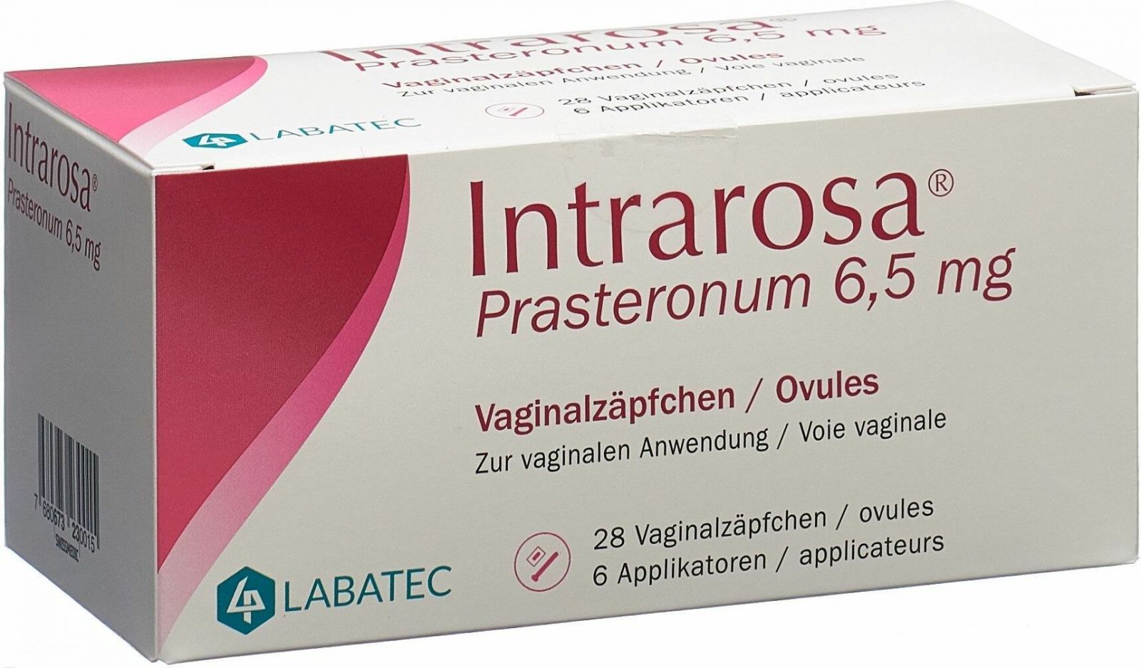 Intrarosa Vaginalzäpfchen 6.5mg mit Applikatoren 28 Stück in der Adler ...