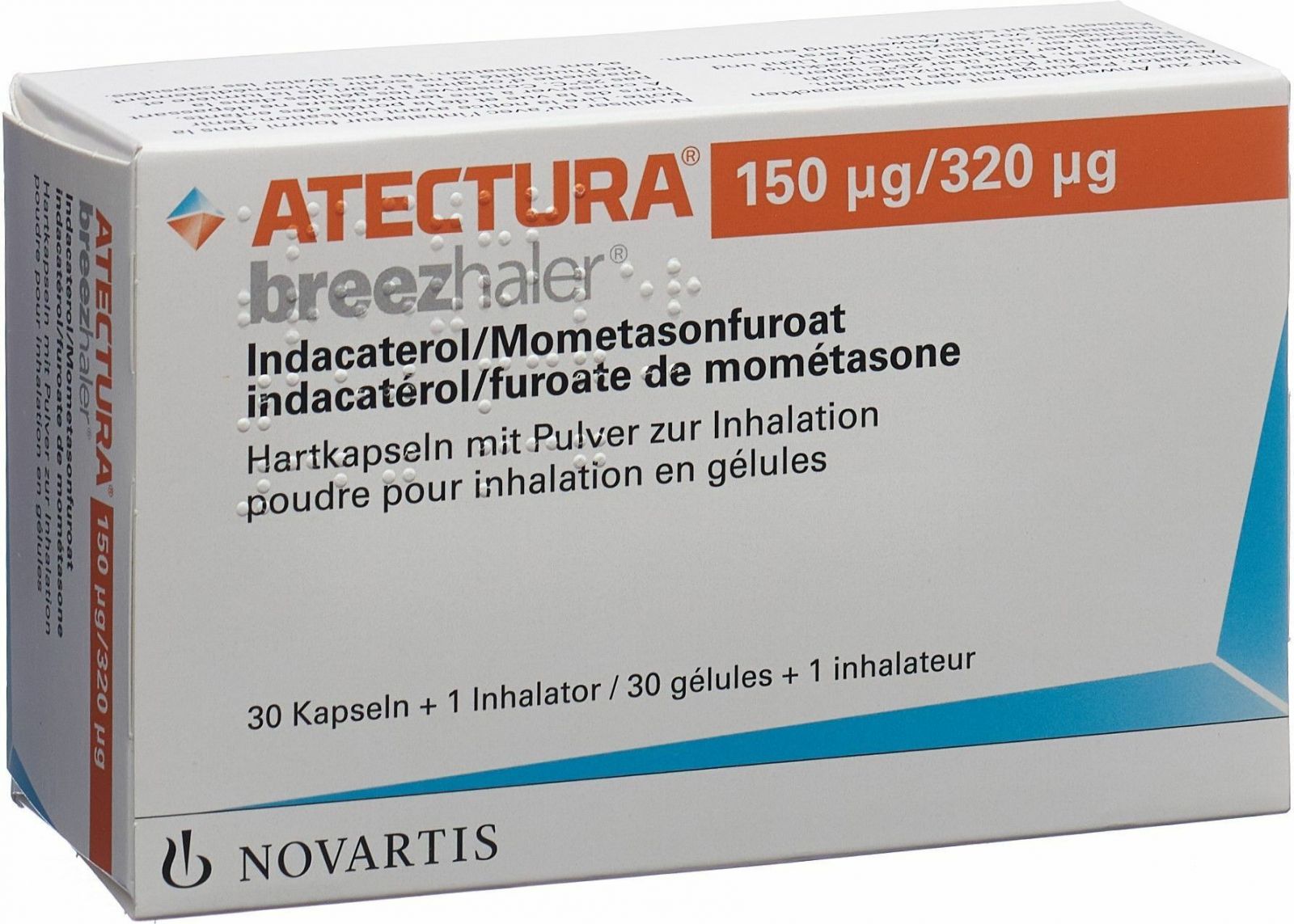 Atectura Breezhaler Inh Kapseln 150mcg/320mcg 30 Stück in der Adler ...