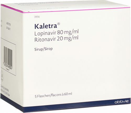 Kaletra Sirup 80mg/20mg/ml 5x 60ml in der Adler Apotheke