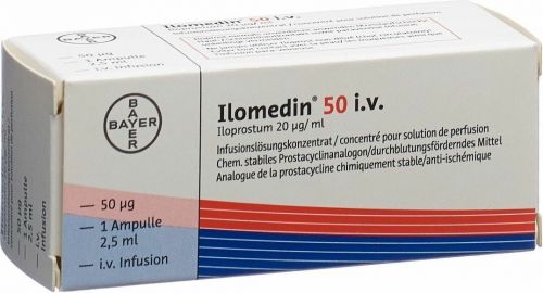Ilomedin Infusionskonzentrat 50mcg/2.5ml i.v. Ampullen 2.5ml in der ...
