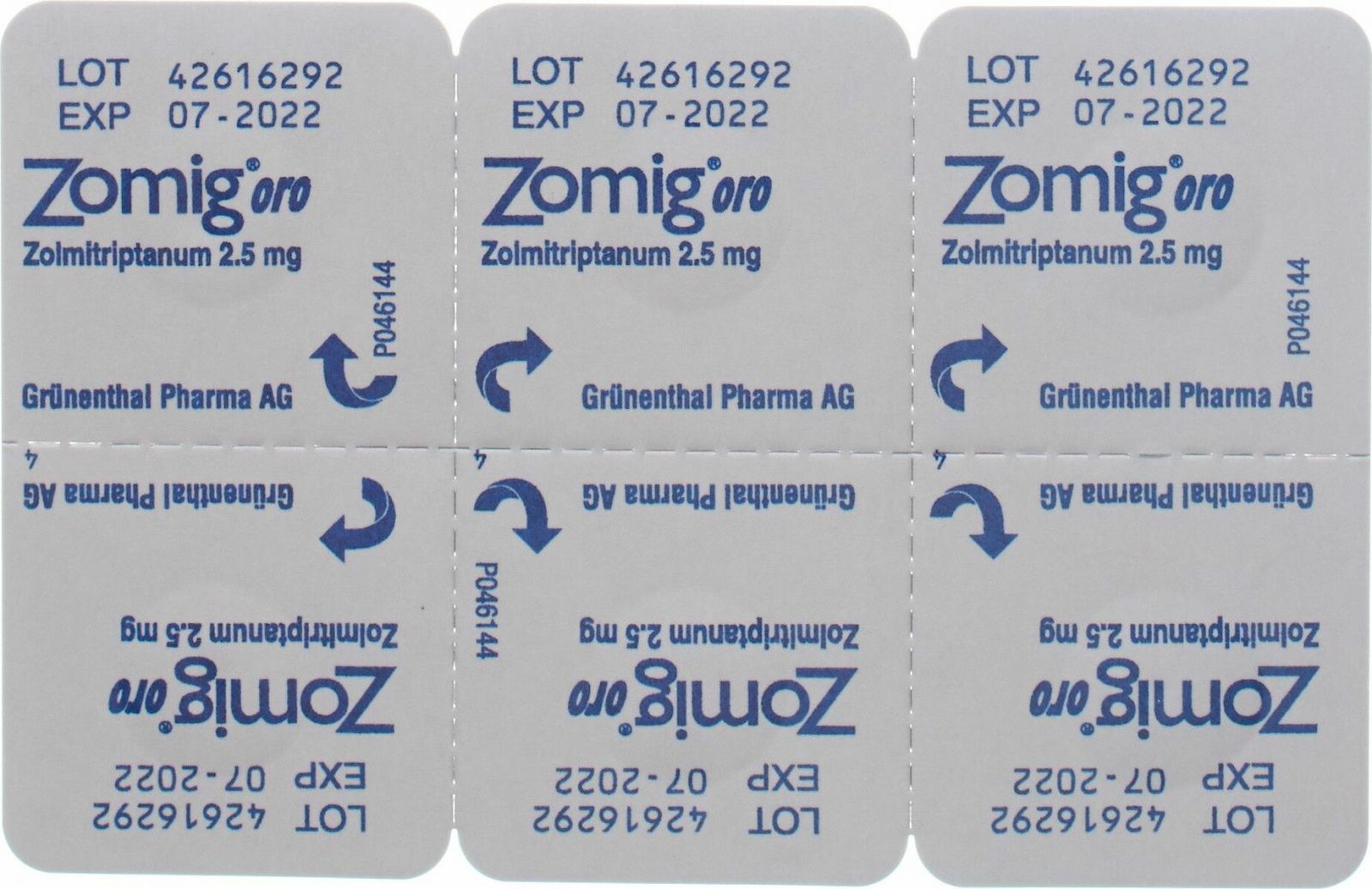 Zomig Oro 2.5mg 12 Lingualtabletten in der Adler Apotheke