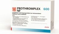 Prothromplex Nf 600 Ie C Solv Durchstechflasche 20ml in der Adler Apotheke
