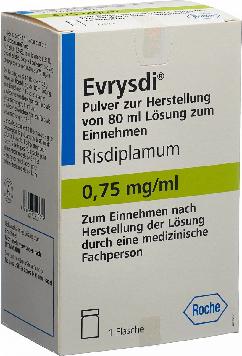 Evrysdi Pulver 0.75mg/ml für Lösung Flasche 80ml in der Adler Apotheke