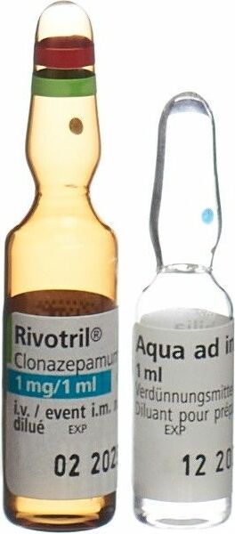 Rivotril Injektionslösung 1mg i.m./i.v. 5 Ampullen 1ml in der Adler ...