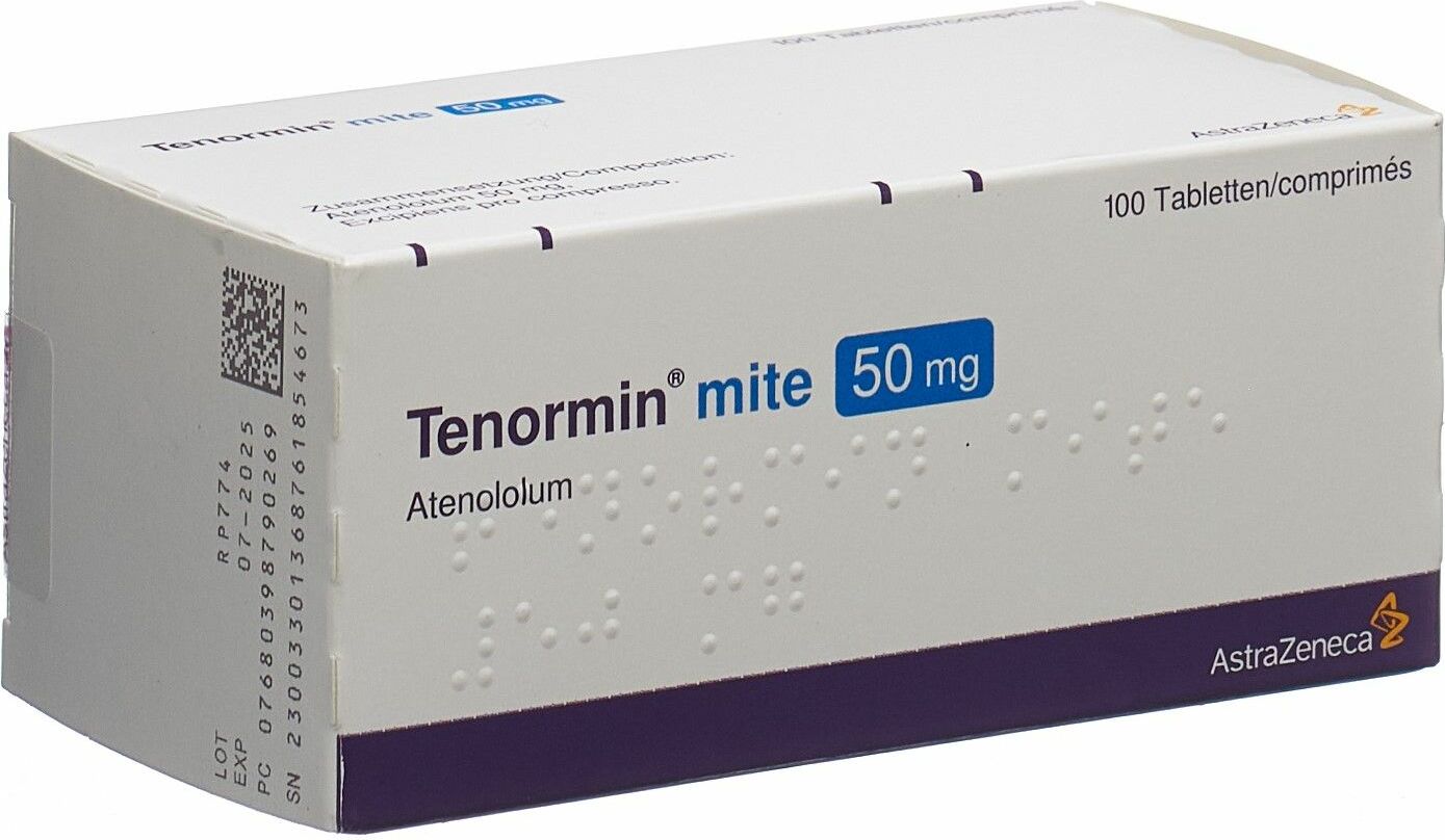 Tenormin Mite Tabletten 50mg 100 Stück in der Adler Apotheke